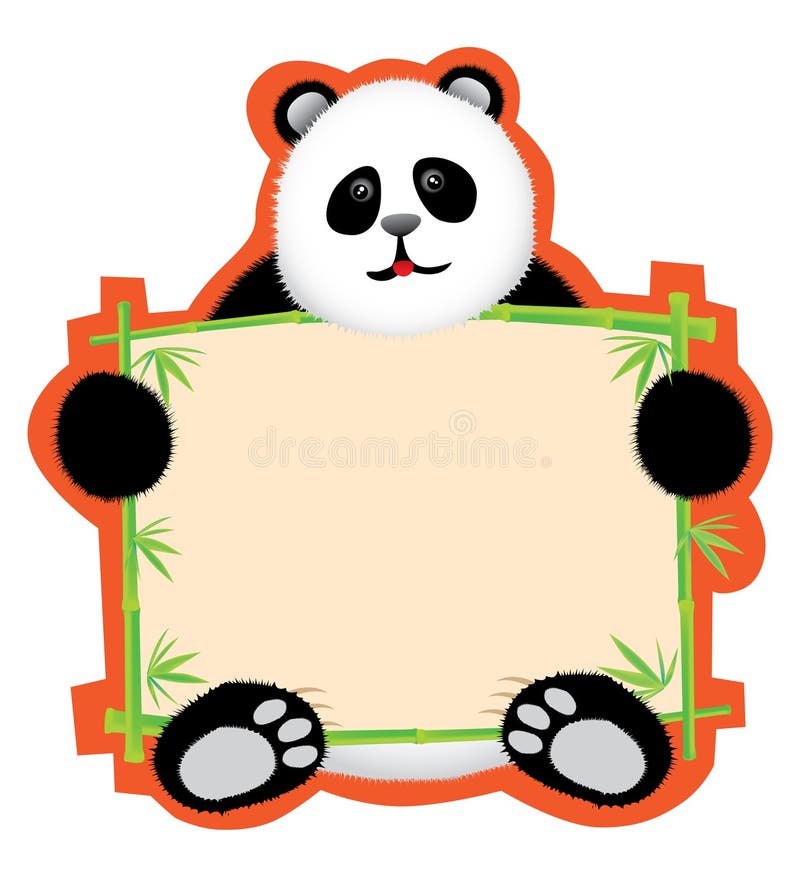 Panda stock vector. Illustration of beauty, chinese, asia - 10987694
