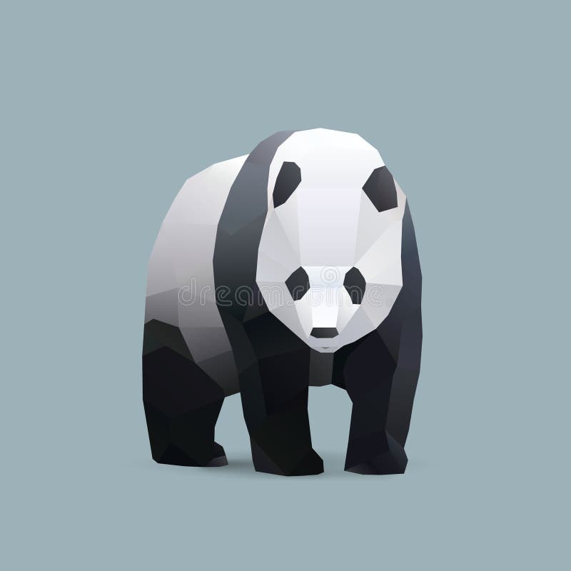 Geometric Animals Silhouettes. Set of Polygons Stock Vector ...