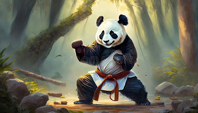 Panda Karate Stock Illustrations – 133 Panda Karate Stock Illustrations ...