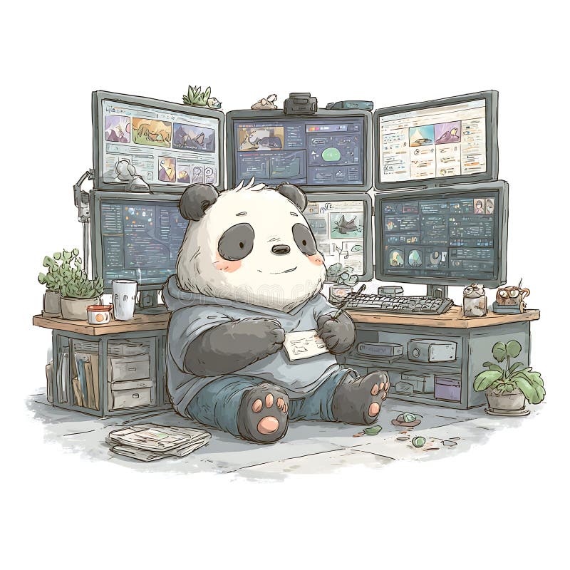 Kawaii Programmer Stock Illustrations – 104 Kawaii Programmer Stock ...