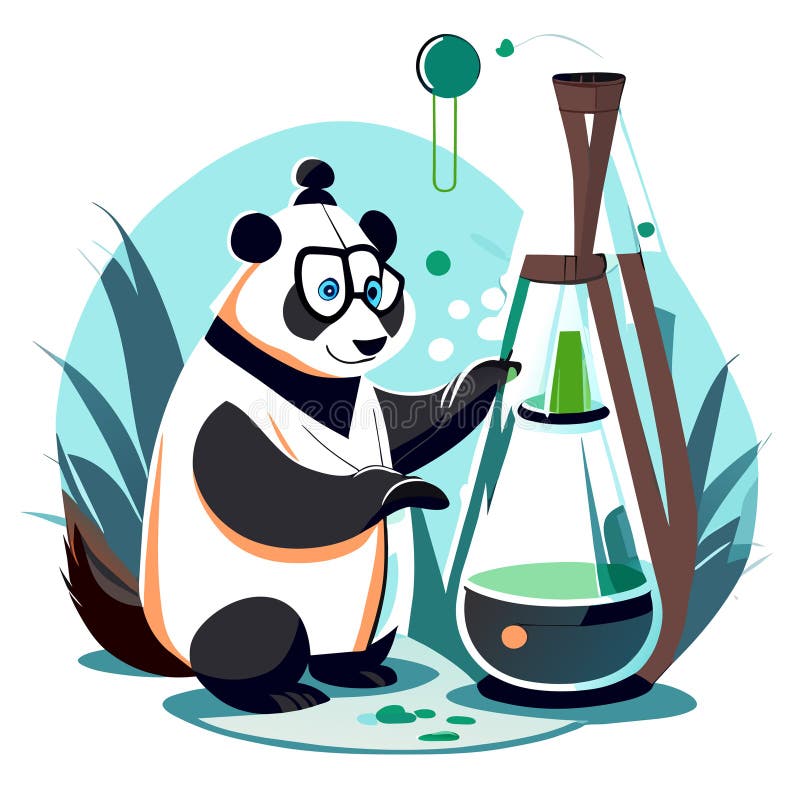 Scientist Panda Cartoon Stock Illustrations – 43 Scientist Panda ...