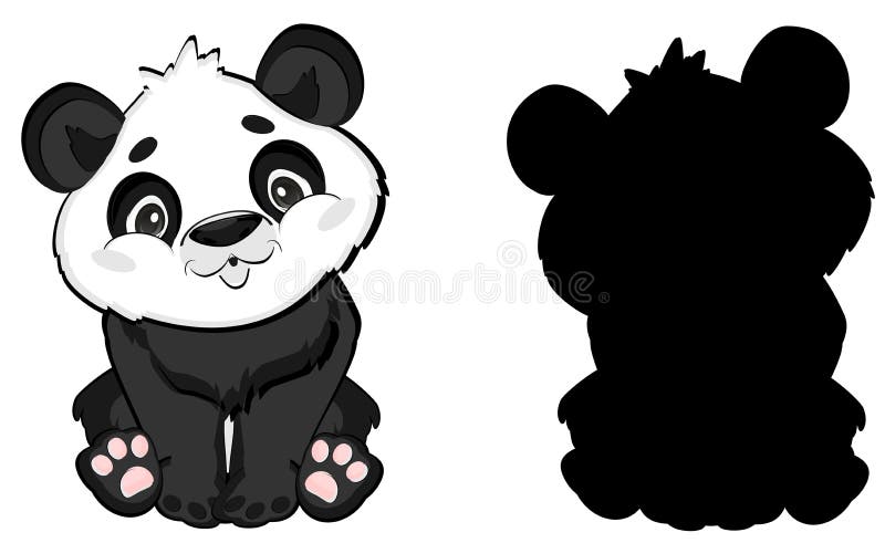Different Muzzle Pandas With Different Emotions Stock Illustration ...