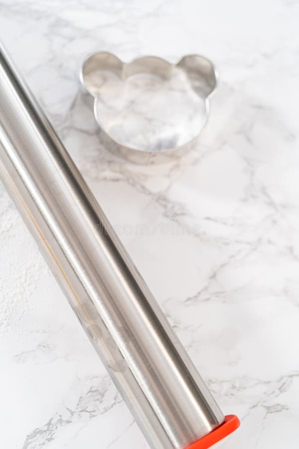 Panda Shaped Shortbread Cookies with Chocolate Icing Stock Photo ...