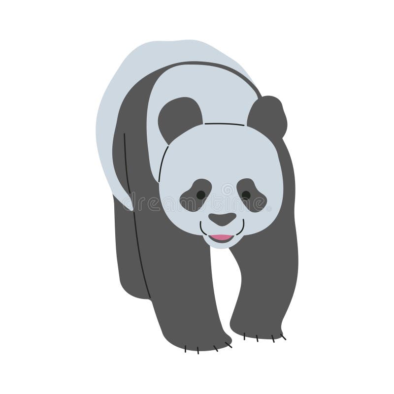 Single Panda Stock Illustrations – 650 Single Panda Stock Illustrations ...
