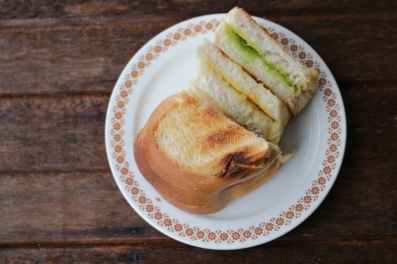 A Pandan and Kaya Bread Toast Stock Photo - Image of plant, food: 389692282