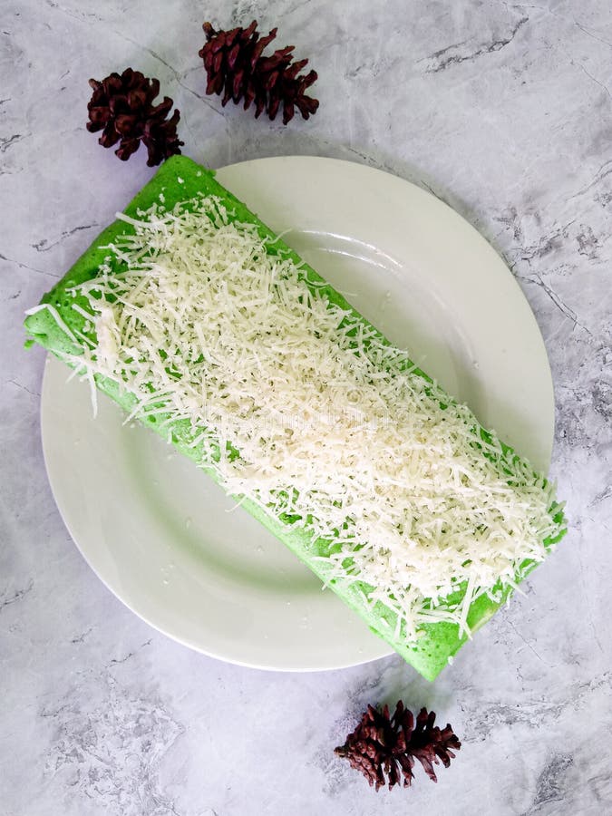 Pandan Sponge Cake is a Sponge Cake Stock Image - Image of malay, land ...