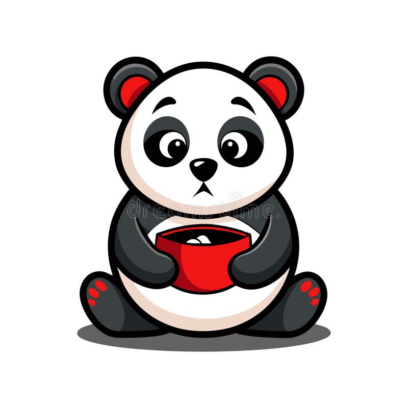 Pandas Thrilling Cave Exploration Stock Image - Illustration of ...