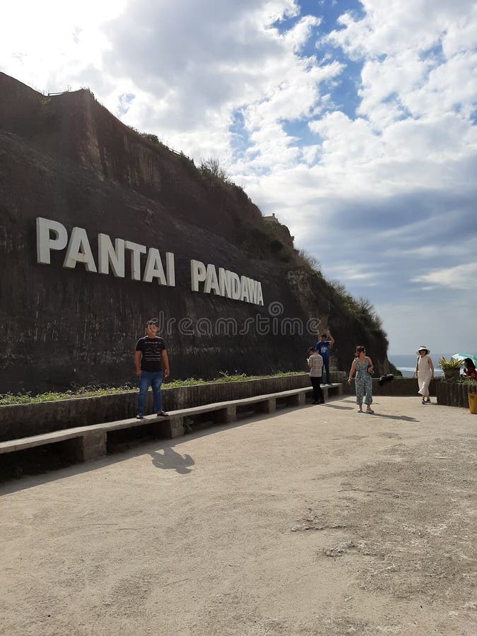 Pandawa Beach Indonesian Like Newpost Editorial Photo - Image of beach ...