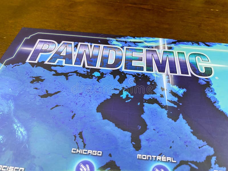 Pandemic Cooperative Board Game Box on a Table Editorial Photo - Image ...