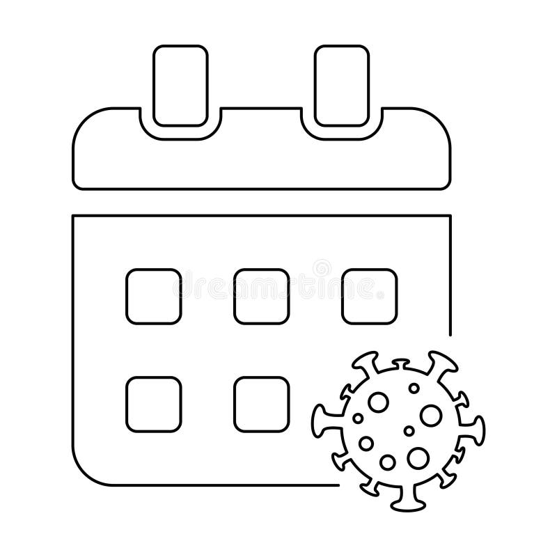 Pandemic Situation Icon in Outline Style Stock Illustration ...