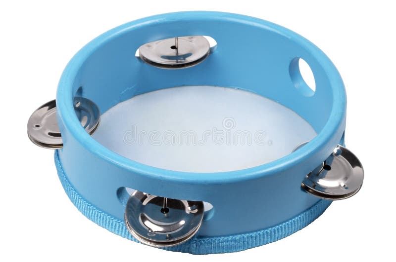 Pandereta imagen de archivo. Imagen de aislado, instrumento - 12633917