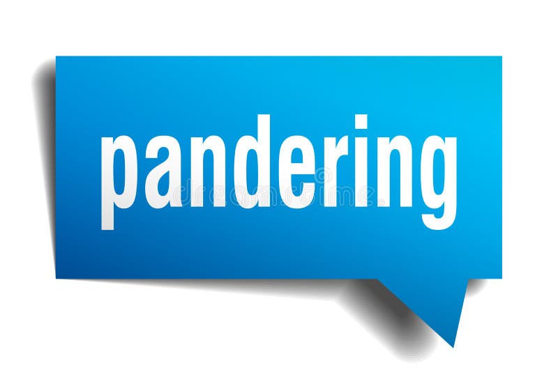 Pandering Blue 3d Speech Bubble Stock Vector - Illustration of square ...