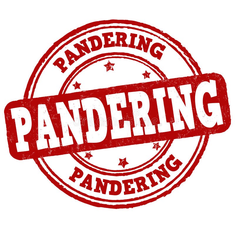 Pandering Grunge Rubber Stamp Stock Vector - Illustration of expression ...