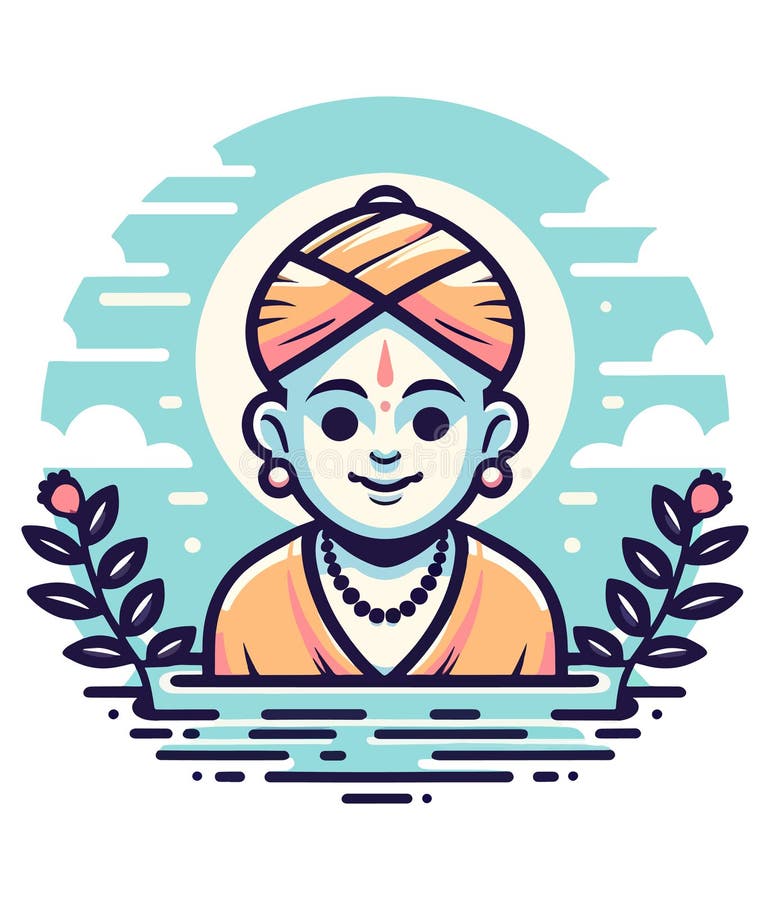 Pandit stock vector. Illustration of holy, indian, meditation - 310061549