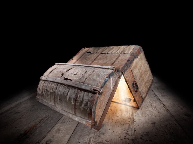 Chest of treasure stock image. Image of buried, ancient - 24629987