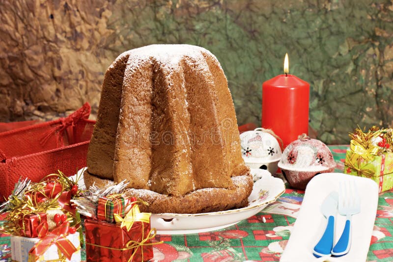 Pandoro - Italian Xmas Cake Stock Image - Image of dessert, italy: 22275687