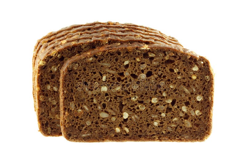 Pane Di Rye Del Pane Marrone E Della Farina Integrale Del Grano Intero ...