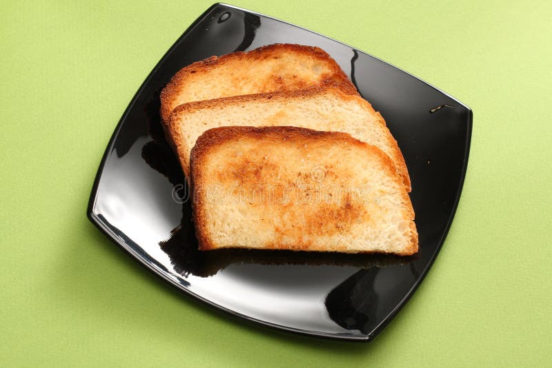 Pane Tostato Caldo Della Prima Colazione Immagine Stock - Immagine di ...