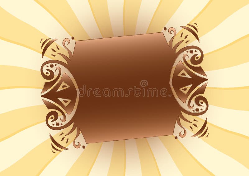 Panel with background stock vector. Illustration of silhouette - 6805638