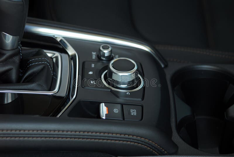 Panel with Buttons on the Control Panel of Car Stock Image - Image of ...