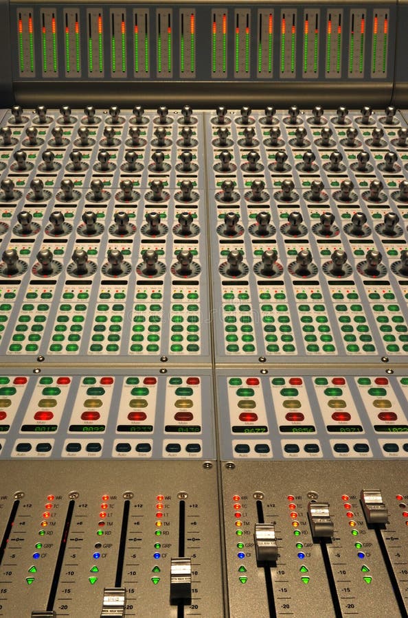 Television Studio Controls stock image. Image of spacecraft - 242269