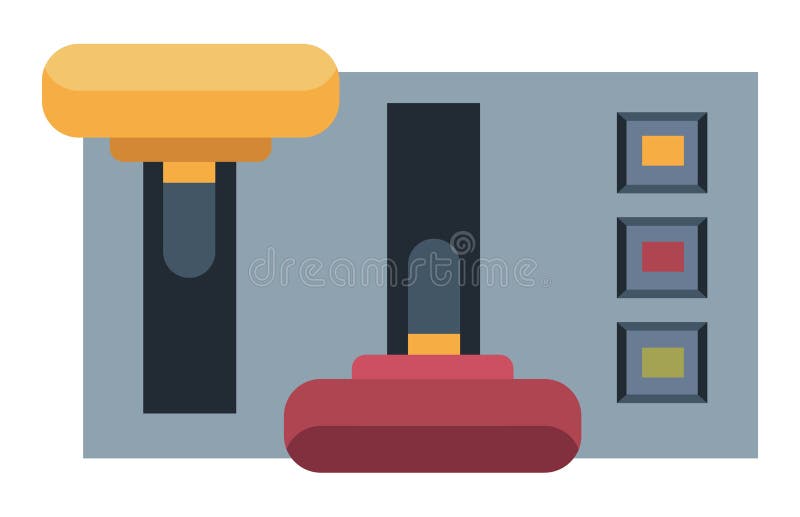 Control Panel Levers Stock Illustrations – 175 Control Panel Levers ...
