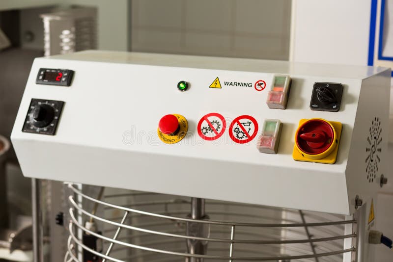 Panel with Buttons and Switches. Stock Image - Image of industry ...