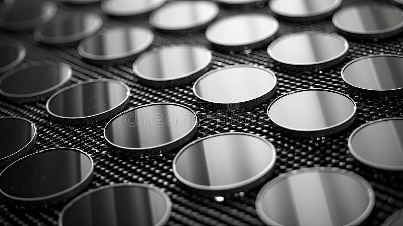 Panel Circular Technology Pattern Stock Illustration - Illustration of ...