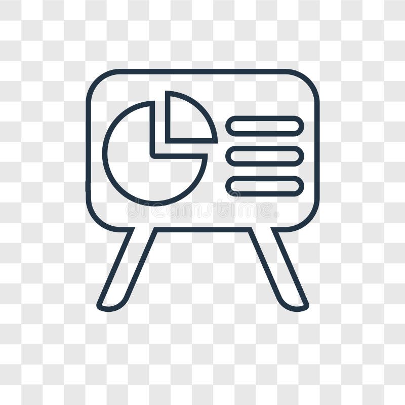 Panel Concept Vector Linear Icon Isolated on Transparent Background ...