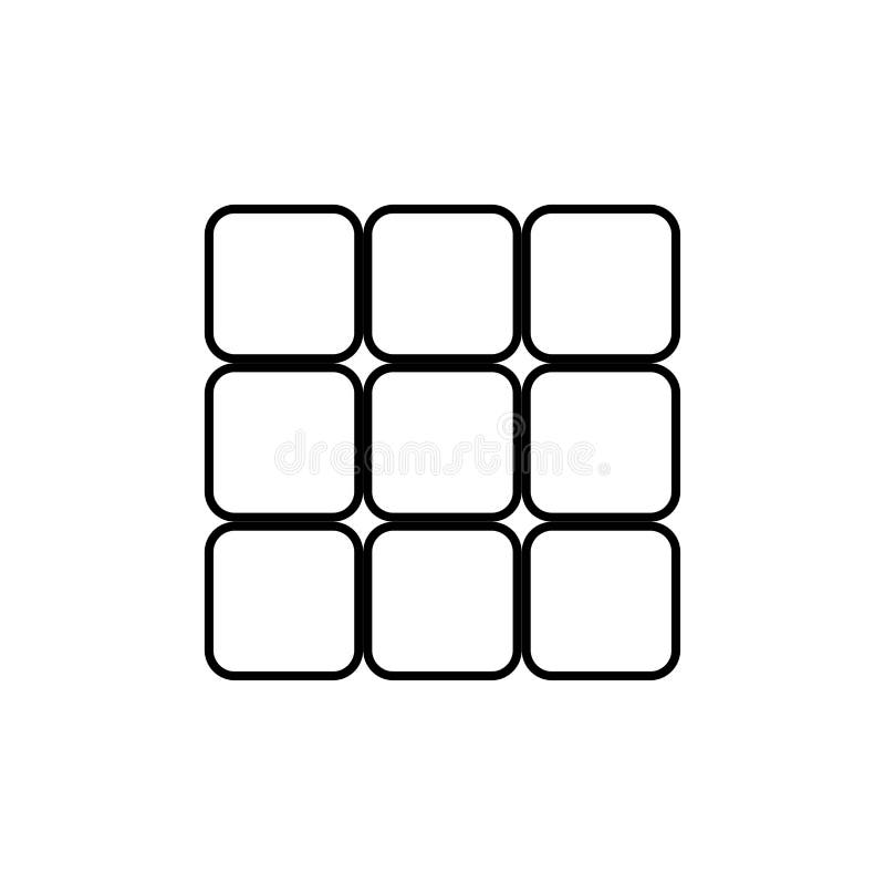 Entry Input Enter Door Icon Set White Color Illustration Flat Style ...