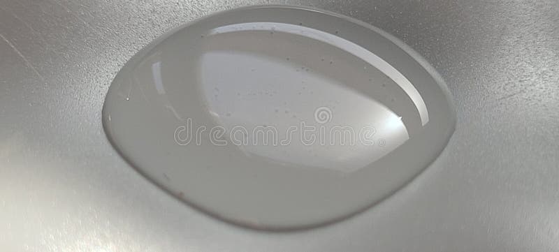 One Water Drop on a Wavy Surface Stock Image - Image of geometric, grey ...