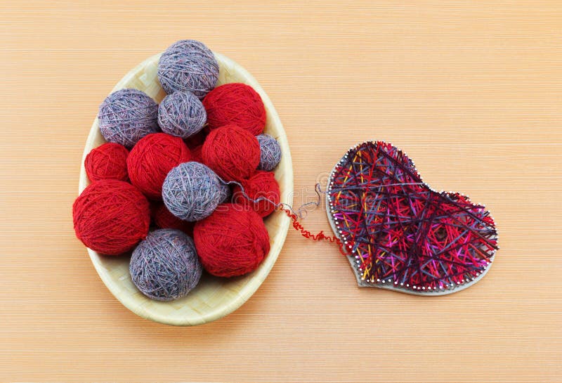 Panel Heart in Style String Art Stock Photo - Image of framework ...