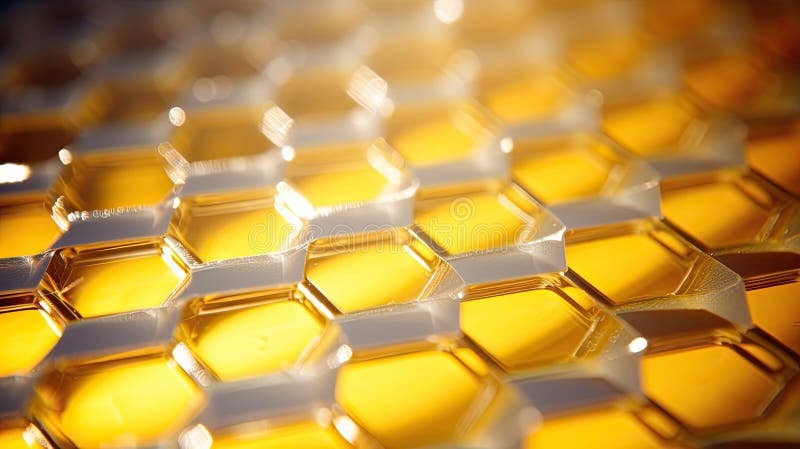 Panel honeycomb technology stock illustration. Illustration of ...