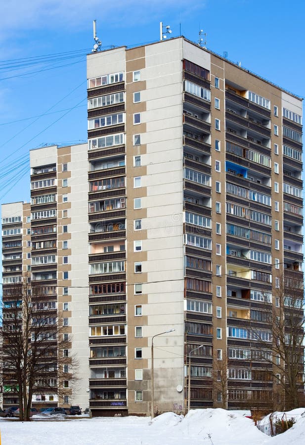 The panel houses stock image. Image of habitation, facade - 18641431