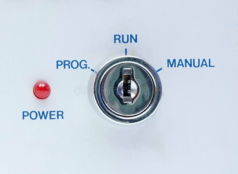 A Panel of a Key Selector of a Control Power Three Selection with a ...