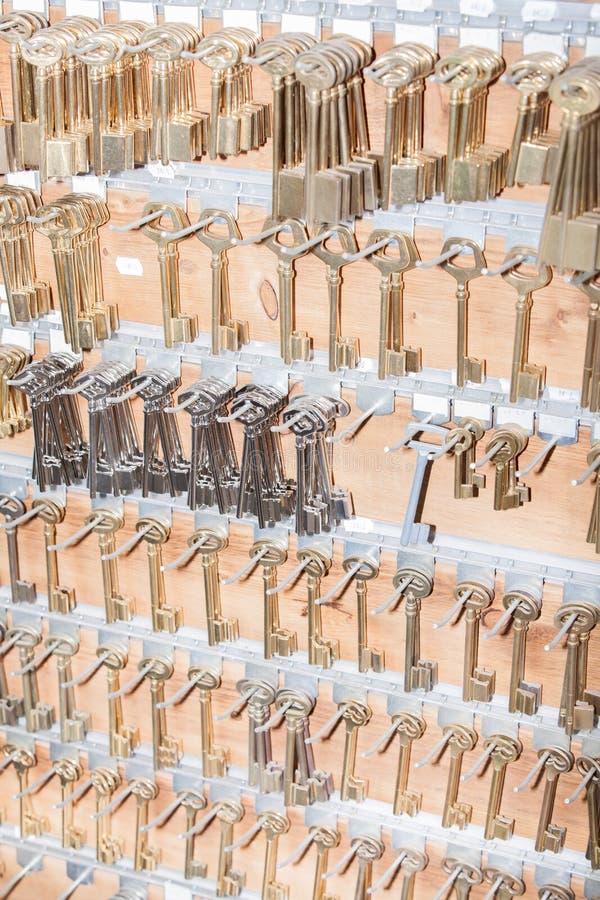 Panel keys to a locksmith stock image. Image of real - 47673117