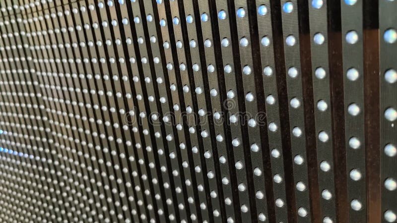 Panel with LED Lamp. Abstract Background with Zoom Animation on LED ...