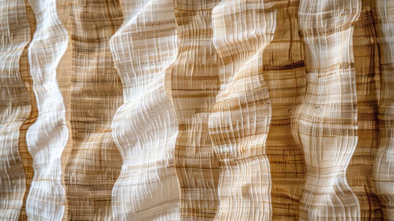 A Panel Made from Multiple Layers of Woven Fibers Creating a Unique and ...