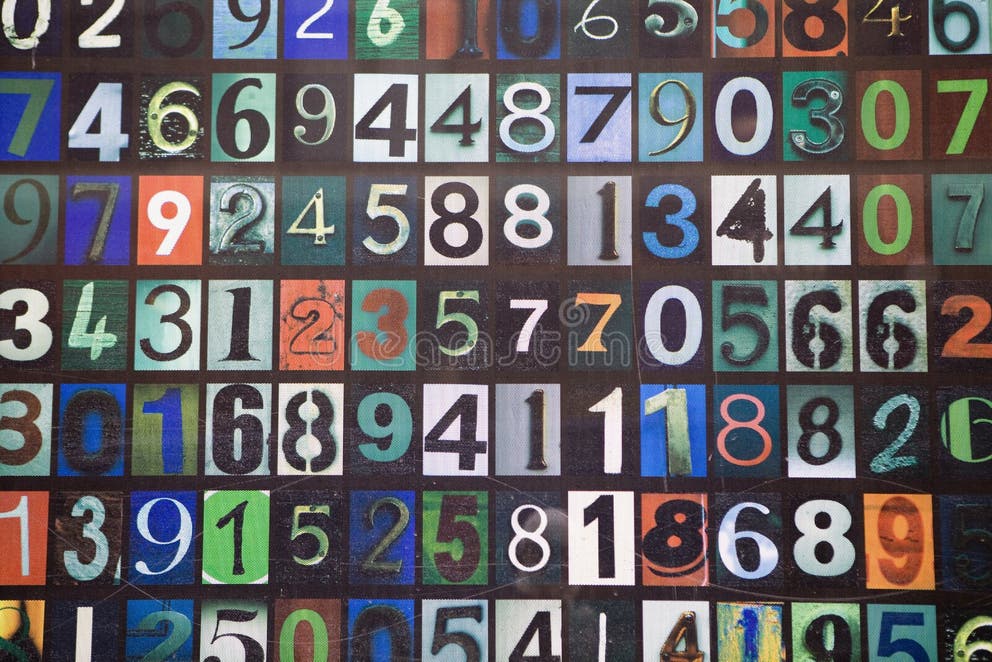 Panel with numbers stock image. Image of panel, execution - 11659365