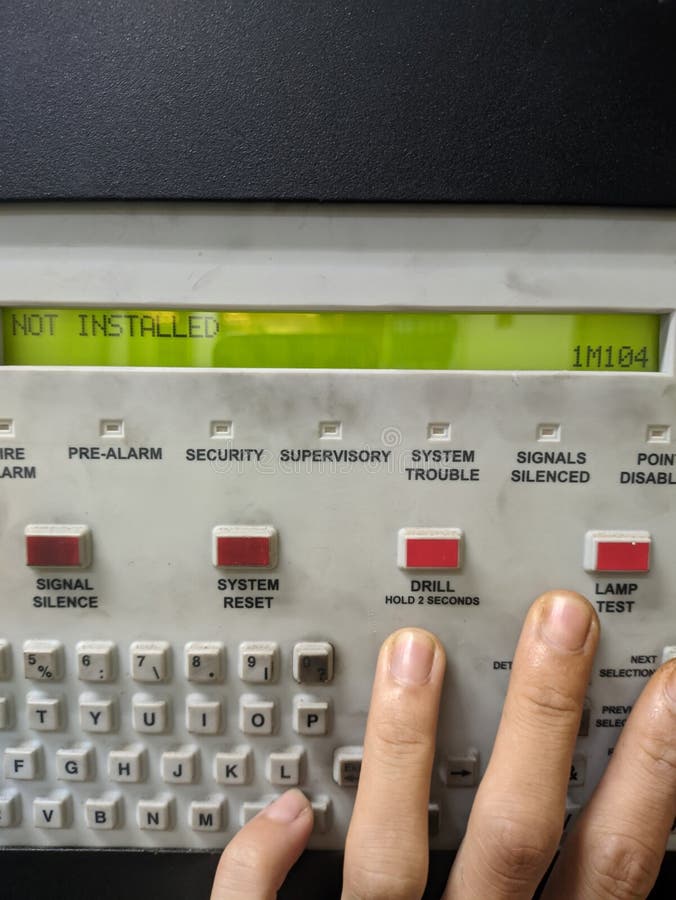 A Panel Program on a Monitor that Can Show the Module Address Stock ...