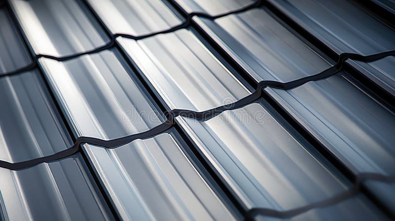Panel roofing metal stock illustration. Illustration of corrosion ...