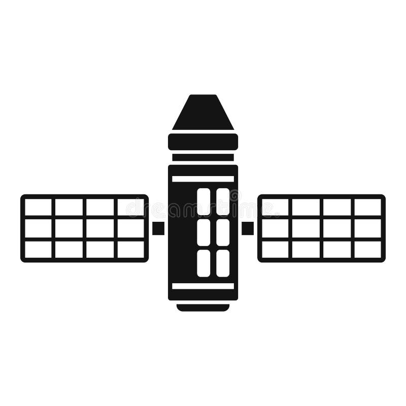 Panel Space Station Icon Simple Vector. Satellite Spaceship Stock ...