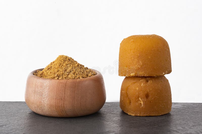 Sugar Cane Candy - Panela in Block and Powder Stock Image - Image of ...