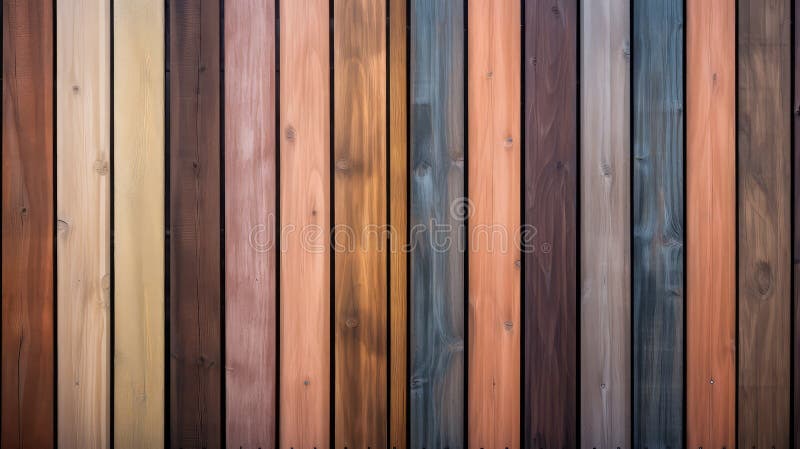 Panels wood grain vertical stock illustration. Illustration of privacy ...