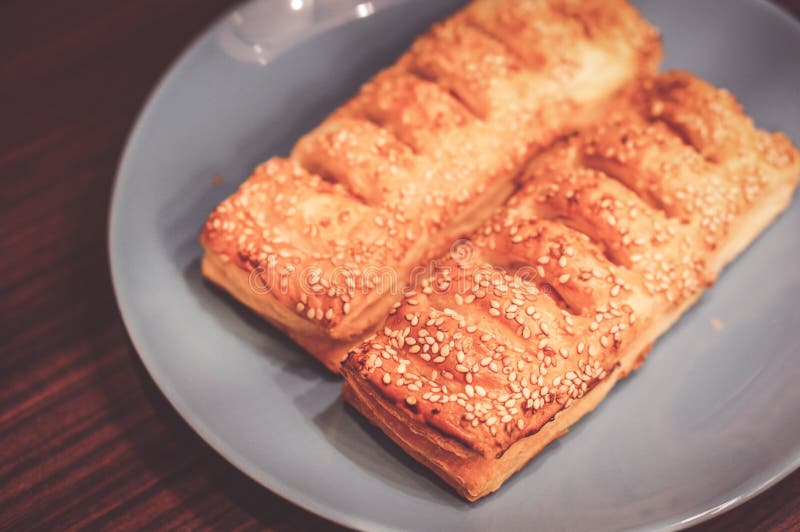 Panes Franceses De La Salchicha Imagen de archivo - Imagen de malsano ...