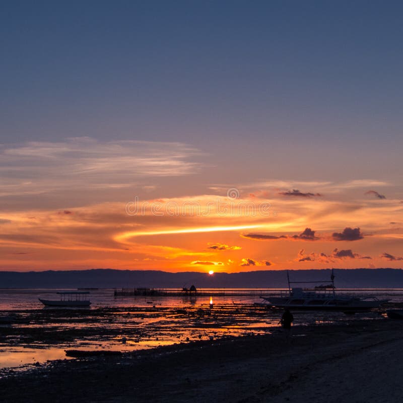 Panglao, Bohol Beach stock photo. Image of exotic, boat - 78993910