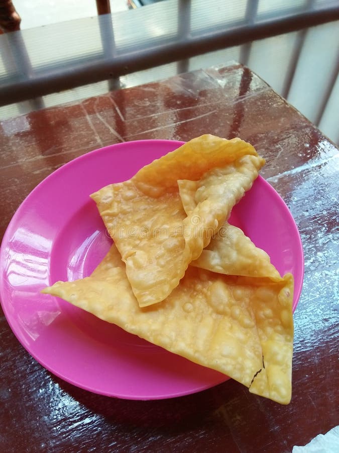 Pangsit Goreng stock photo. Image of food, deep, goreng - 270515024