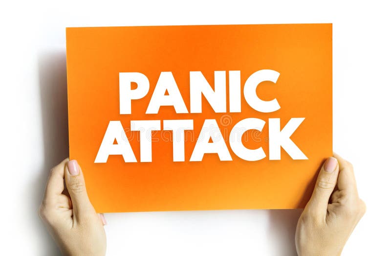 Panic Attack is a Feeling of Sudden and Intense Anxiety, Text Concept ...