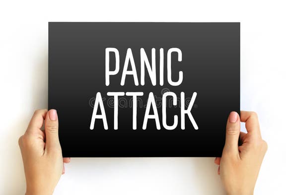 Panic Attack is a Feeling of Sudden and Intense Anxiety, Text Concept ...