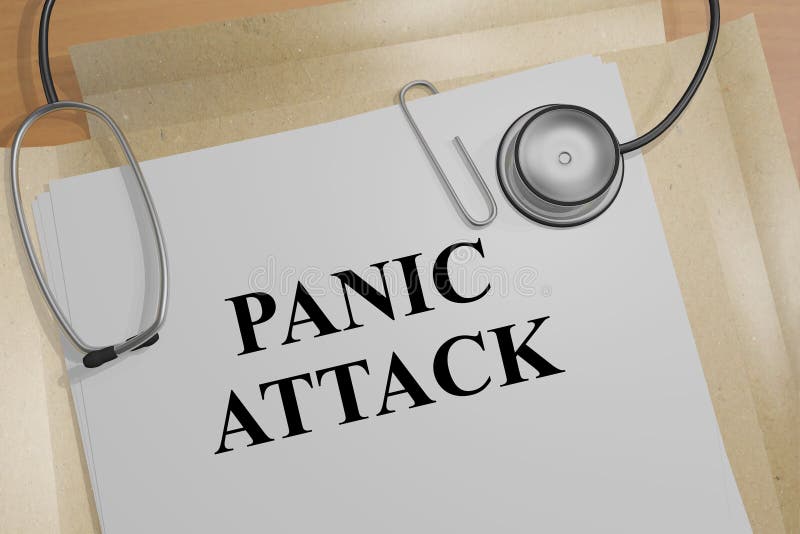 Panic Attack - Medical Concept Stock Illustration - Illustration of ...